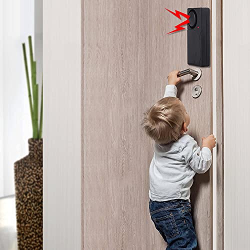 Lancoon Wireless Anti-Theft Vibration Alarm, 110dB Loud Sensitivity Adjustable Motion Sensor Burglar Security System for Door Window Bike Motorcycle Motorhome