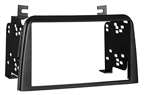 Compatible with Saturn Saturn 1995 1996 1997 1998 1999 Double DIN Stereo Harness Radio Install Dash Kit Package