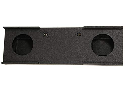 QPower GMC Chevy Crew Cab 2007-2013 Dual 12" Sub Box Enclosure w/Bedliner Spray