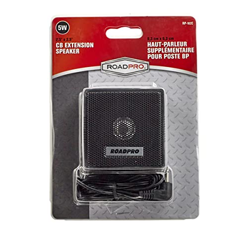 RoadPro RP-102C 2.5" 5 Watt Visor Mount CB Extension Speaker