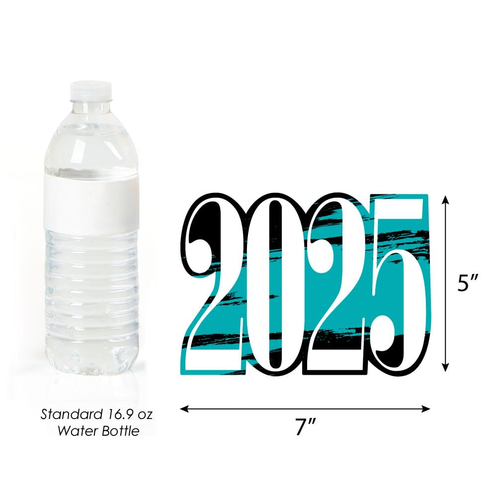 Big Dot of Happiness Teal Grad - Best is Yet to Come - 2023 Decorations DIY Turquoise Graduation Party Essentials - Set of 20