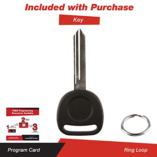 KeylessOption Keyless Entry Remote Car Key Fob and Key Replacement for 15008008, 15008009