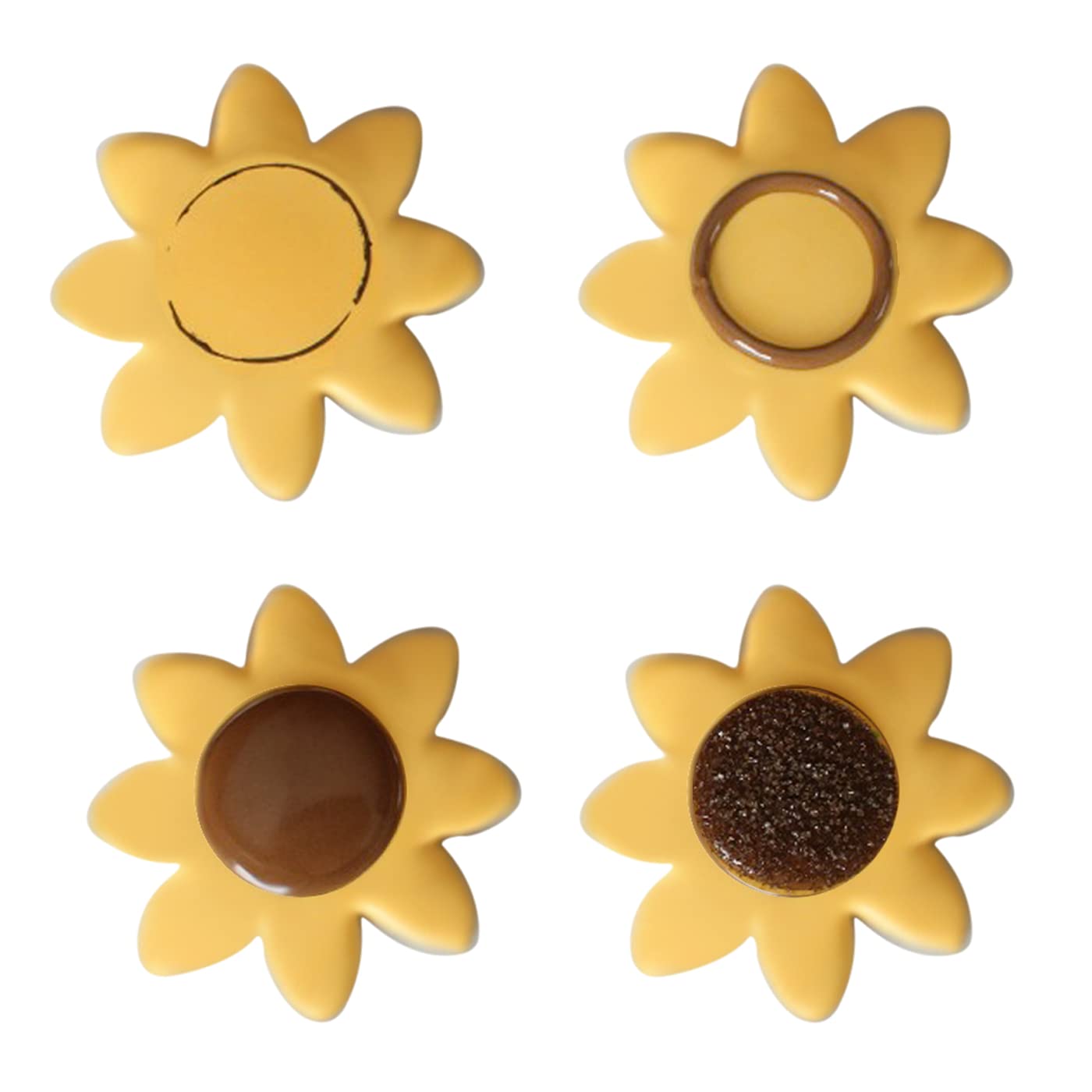 Sunflower Cookie Cutter Set-Size 3.8" 3.1" 2.6"-3 Piece-Cookie Cutters for You Are My Sunshine Baby Shower Birthday Party Decorations