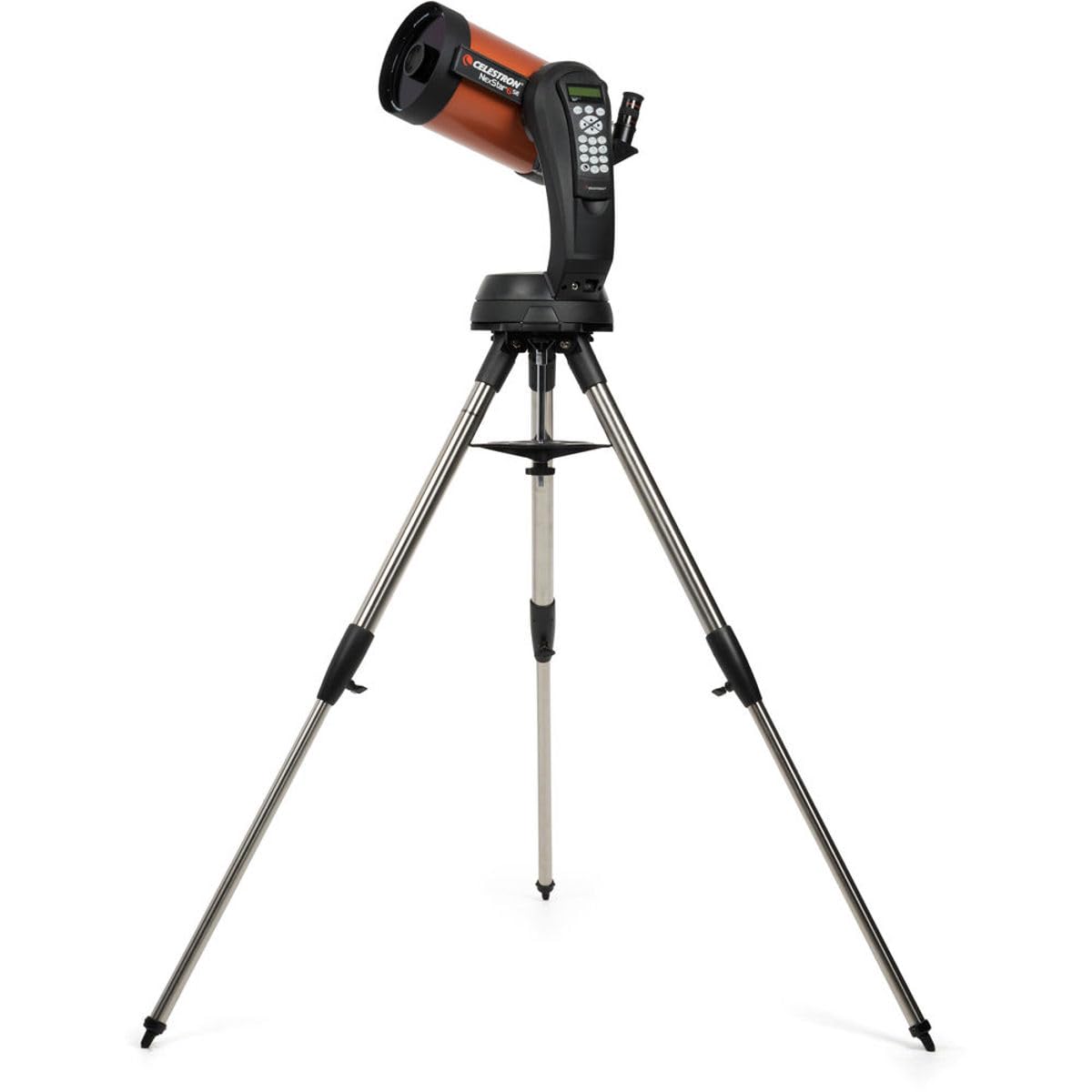 Celestron NexStar 6 SE Schmidt-Cassegrain Computerized Telescope, Bundle with Night Vision Flash Light, Sky Maps Book, 1.25" Moon Filter, Cleaning Kit