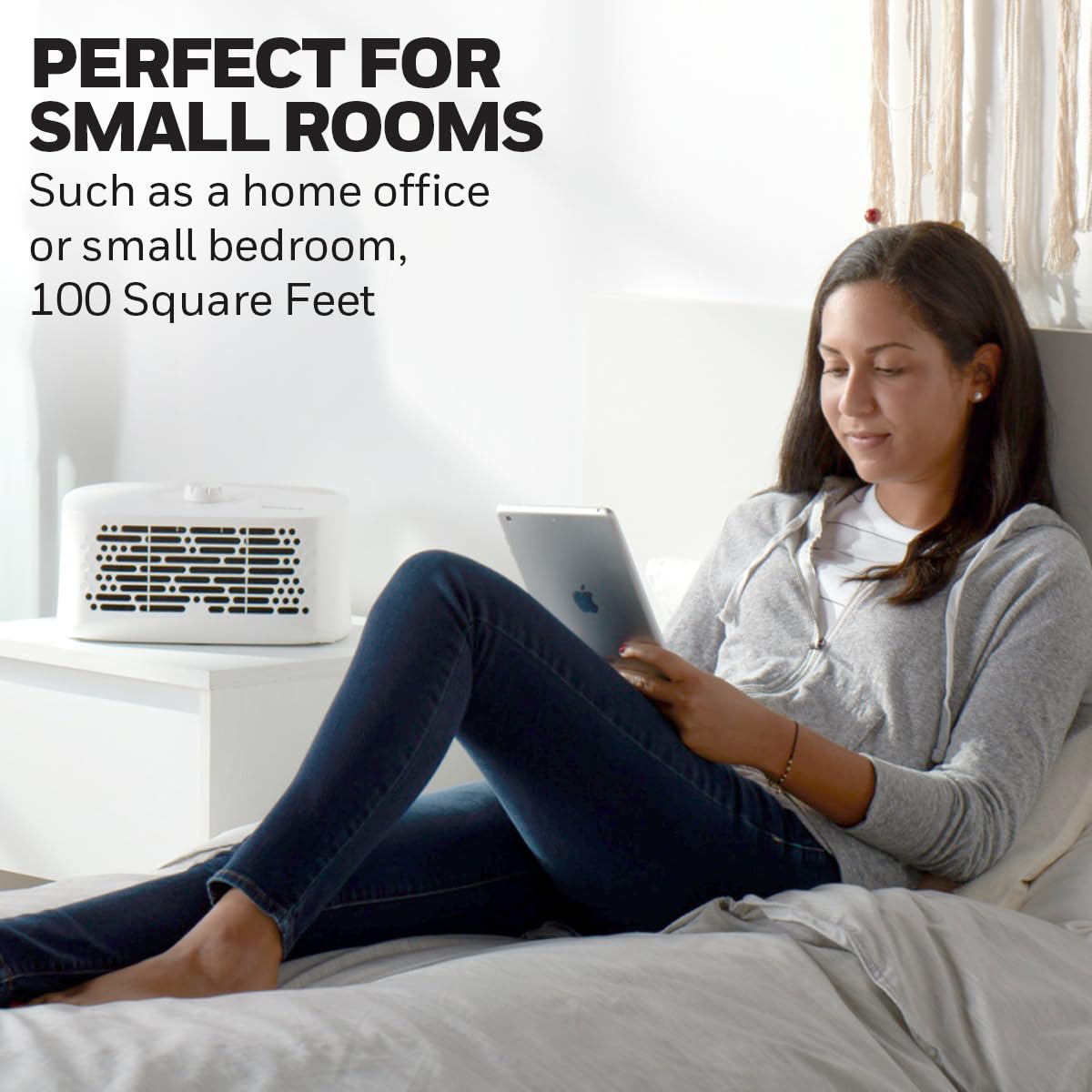 Honeywell HHT270 Air Purifier, Small Rooms (100 sq. ft.) White