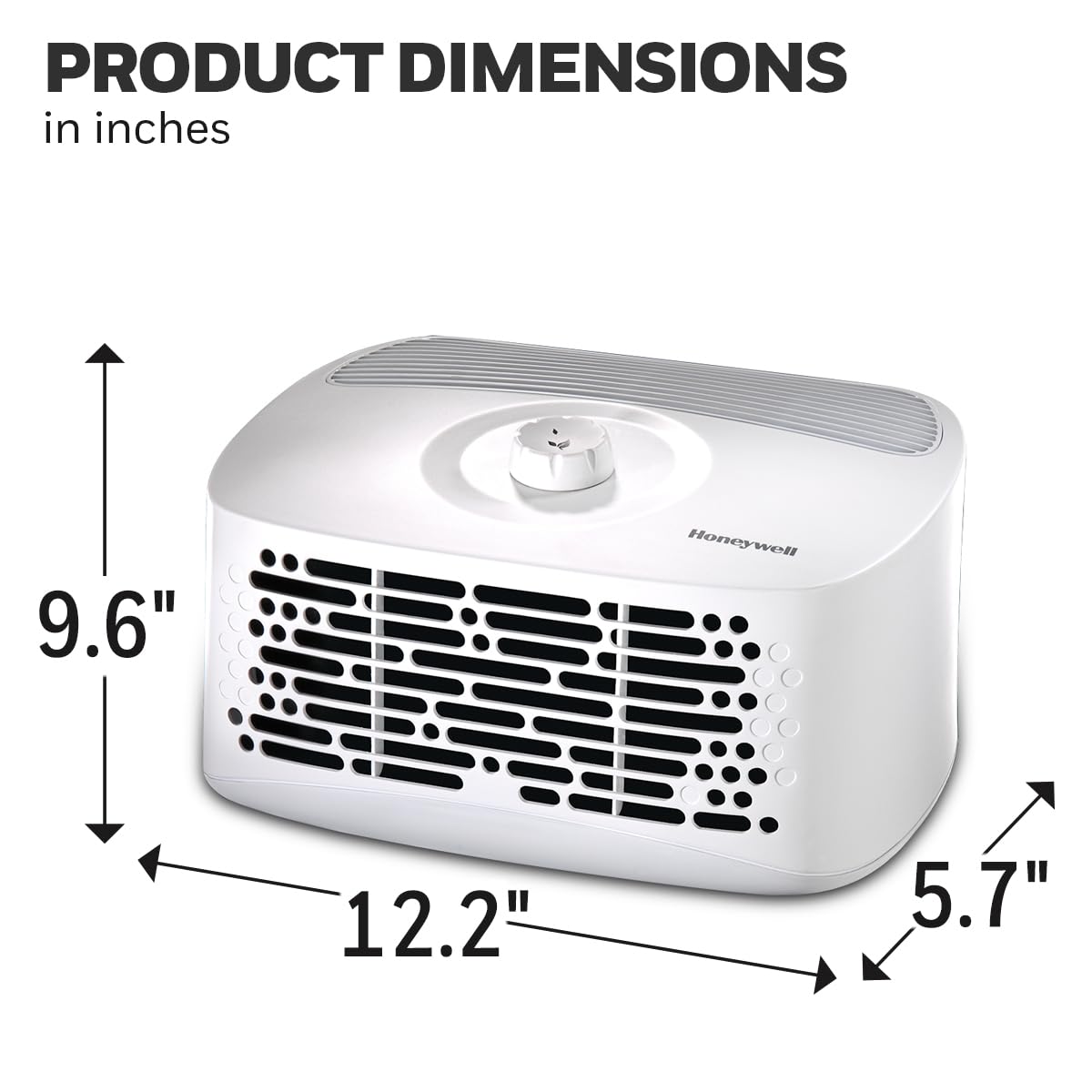 Honeywell HHT270 Air Purifier, Small Rooms (100 sq. ft.) White