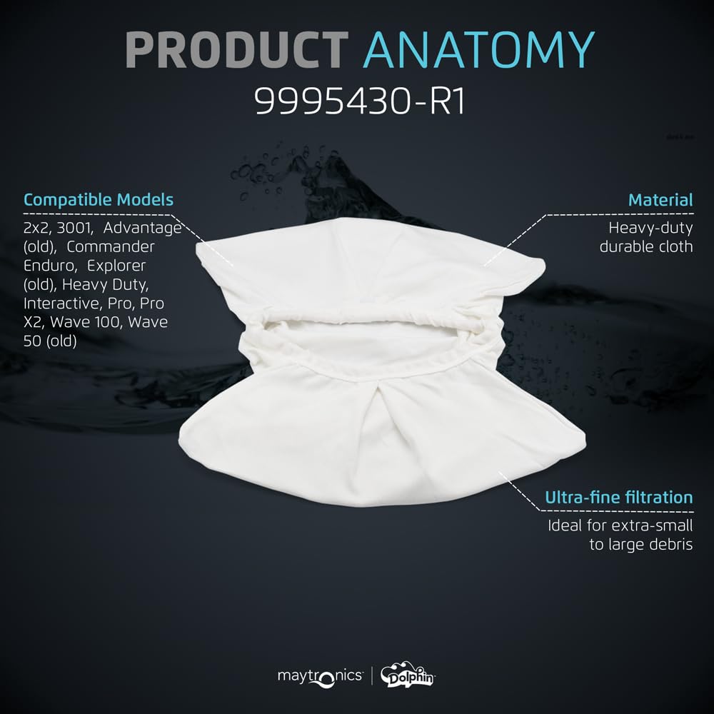 Dolphin Genuine Replacement Part β Commercial Filter Bag β 9995430-R1