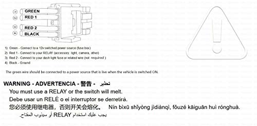 Front Camera Switch for Toyota Vehicles 32mm