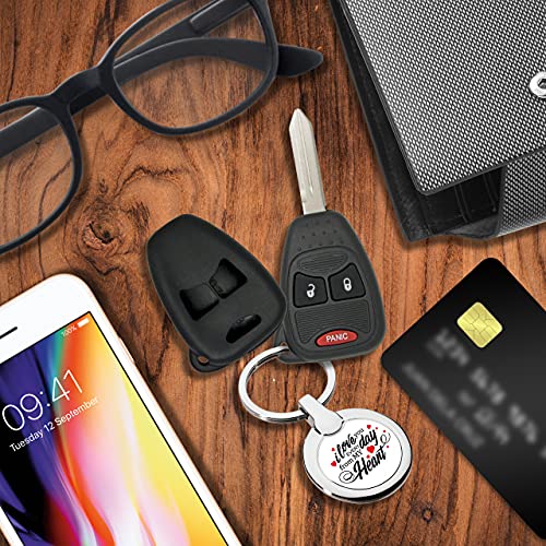 Keyless2Go Replacement for New Silicone Cover Protective Cases for Remote Keys FCC M3N5WY72XX OHT692427AA OHT692715A - Black - (2 Pack)