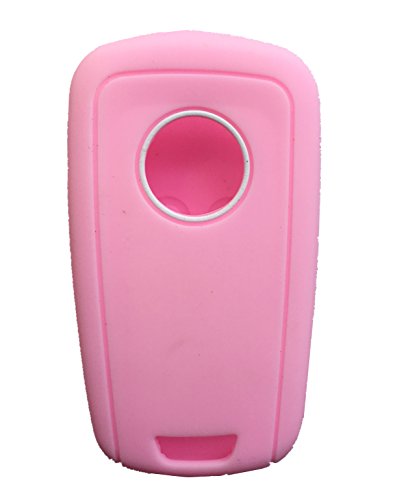 Rpkey Silicone Keyless Entry Remote Control Key Fob Cover Case protector Replacement Fit For Buick Encore LaCrosse Regal Verano(Pink)OHT01060512 5461A-01060512