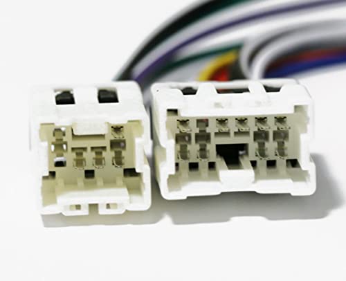 Yuacdky Radio Wiring Harness for Nissan Altima Frontier Sentra1995-2007, Infiniti G20 G35 Q45 QX4