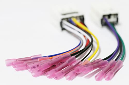 Yuacdky Radio Wiring Harness for Nissan Altima Frontier Sentra1995-2007, Infiniti G20 G35 Q45 QX4