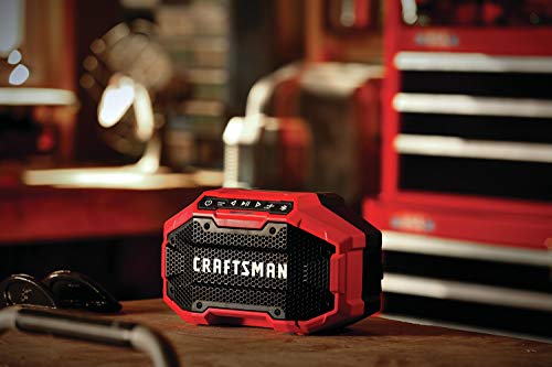 CRAFTSMAN V20 Bluetooth Speaker, Tool Only (CMCR001B) , Red