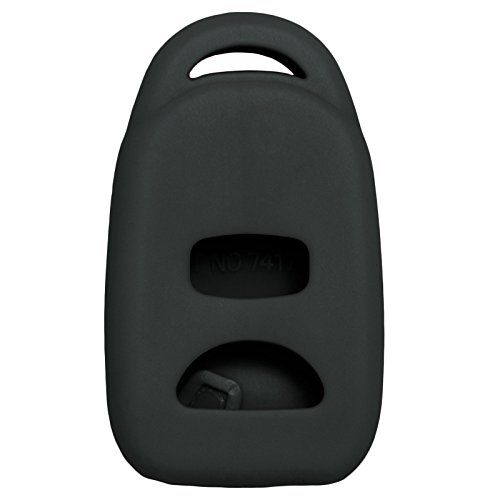 Keyless2Go Replacement for New Silicone Cover Protective Case for Select Remote Key Fobs PINHA-T036 - Black