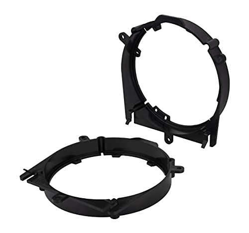 Scosche Select 2004 to 2012 Acura RL, 2007 to 2014 Honda Fit & 2006 to 2016 Honda Ridgeline 6.5” - 6.75” Speaker Adapters (1 Pair) SAHR6
