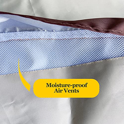 SELUGOVE Caddy Cover,Khaki Thick Fabric Waterproof Caddy Cover