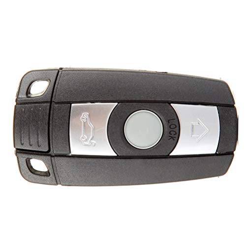 cciyu X 1 Flip Key Fob with Key Blade 3 buttons Replacement for 05 06 07 08 09 10 11 12 13 for BMW X5 X6 Z4 1 3 5 6 7 Series with FCC KR55WK49123