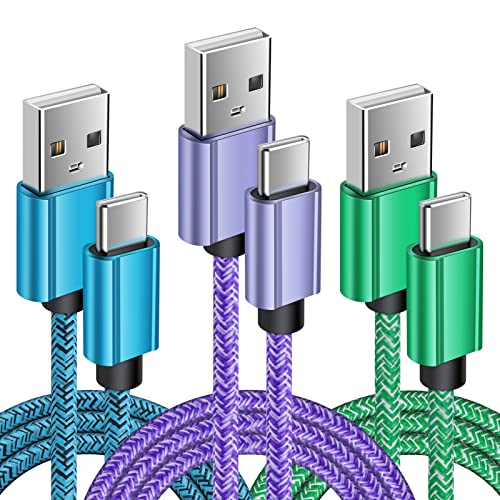 Android Charging Cable Samsung Phone Charger Fast Charging Cord USB Type C Cable Charger Fast Charge 6FT for Samsung Galaxy S23 Ultra/S22 /S21/S10/S9/A14/A13 5G/A03s/A01/A11/A12/A20/A23/A50/A51/A52
