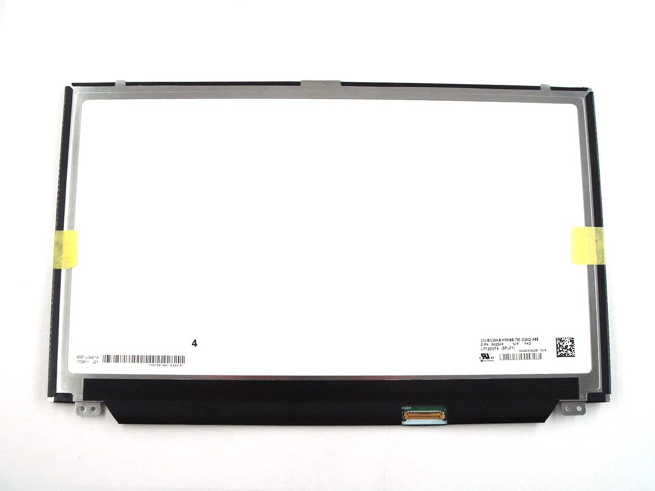 Bayjebu Parts for Dell Latitude 7280,7290,5280,5290 FHD LCD Screen IPS 1920x1080 Non-Touch eDP-30pings LP125WF4(SP)(F1) 0W28K0