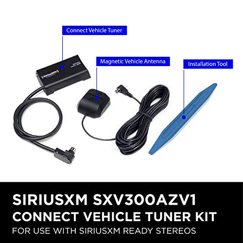 SiriusXM SXV300AZV1 Satellite Radio Vehicle Tuner, Add to Any SiriusXM-Ready Car Stereo, Enjoy SiriusXM for as Low as $5/month + $60 Service Card with Activation