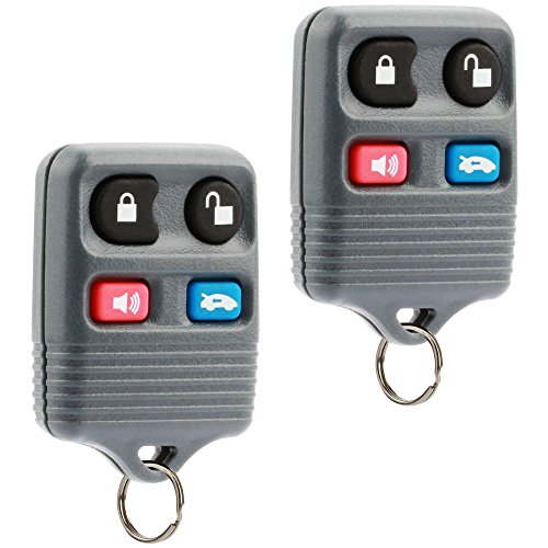 Car Key Fob Keyless Entry Remote fits Ford Crown Victoria/Lincoln Continental Mark VIII Town Car/Mercury Grand Marquis (CWTWB1U343 LHJ002), Set of 2