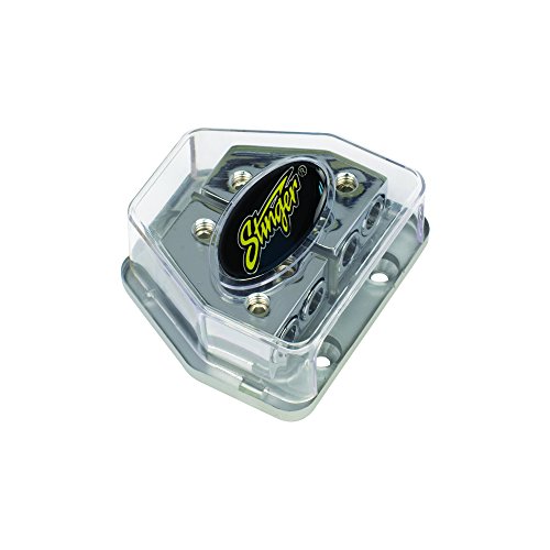 Stinger SPD570 PRO Series Maxi Fused Power/Ground Distribution Block with One 4 Gauge Input and Two 8 Gauge Outputs