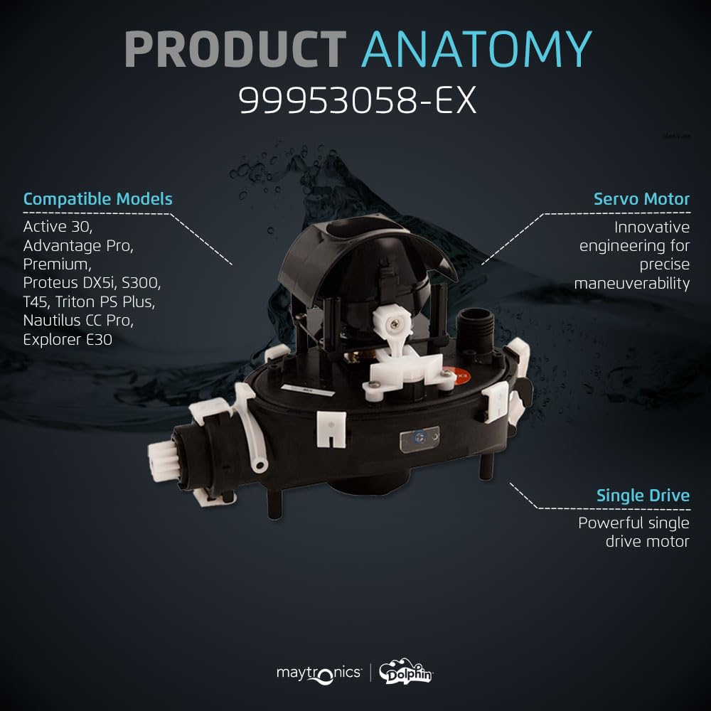 Dolphin Genuine Replacement Part Robotic Pool Cleaner Motor Unit 99953058-EX