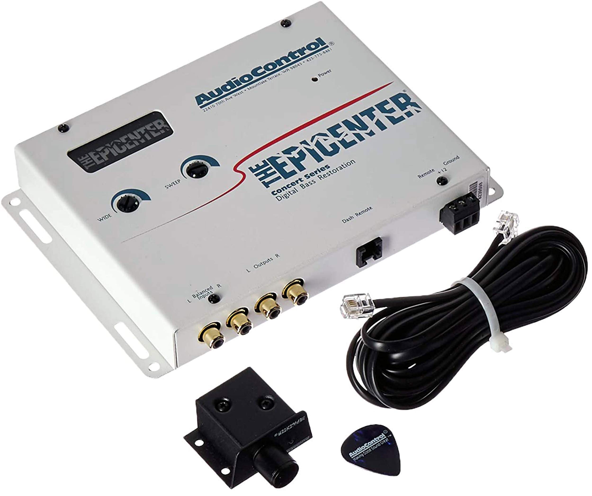 AudioControl The Epicenter Bass Booster Expander & Bass Restoration Processor with Remote (White)