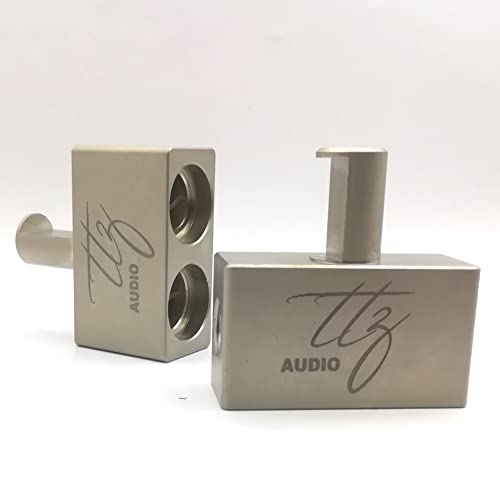 TTZ Audio Dual 2/0 Gauge to 1/0 Gauge Amp Input Reducers (Pair) for Easy Car Audio Amplifier Competition Amp Installation