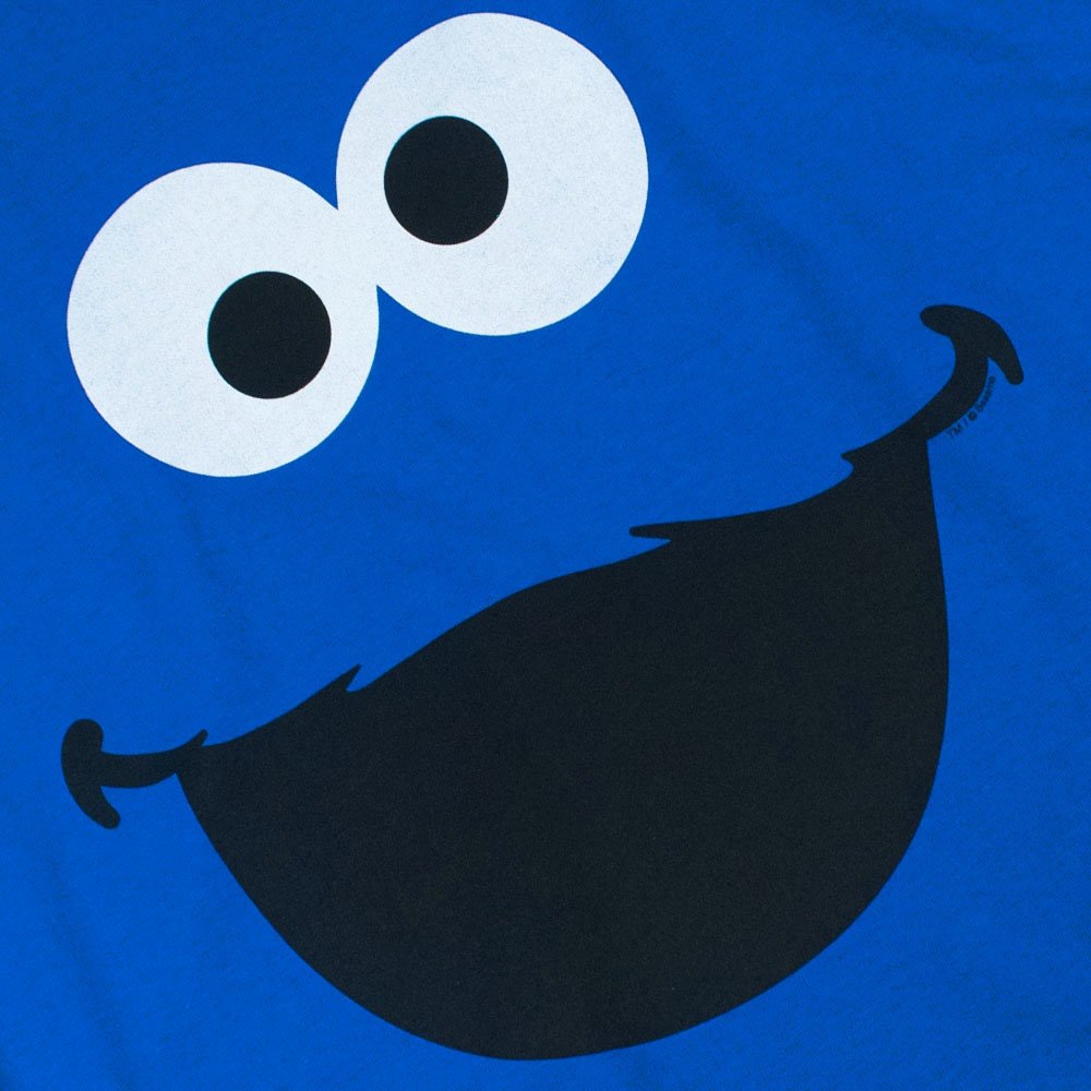 Popfunk Sesame Street Cookie Monster Baby Onesie Bodysuit - Blue, 18 Months