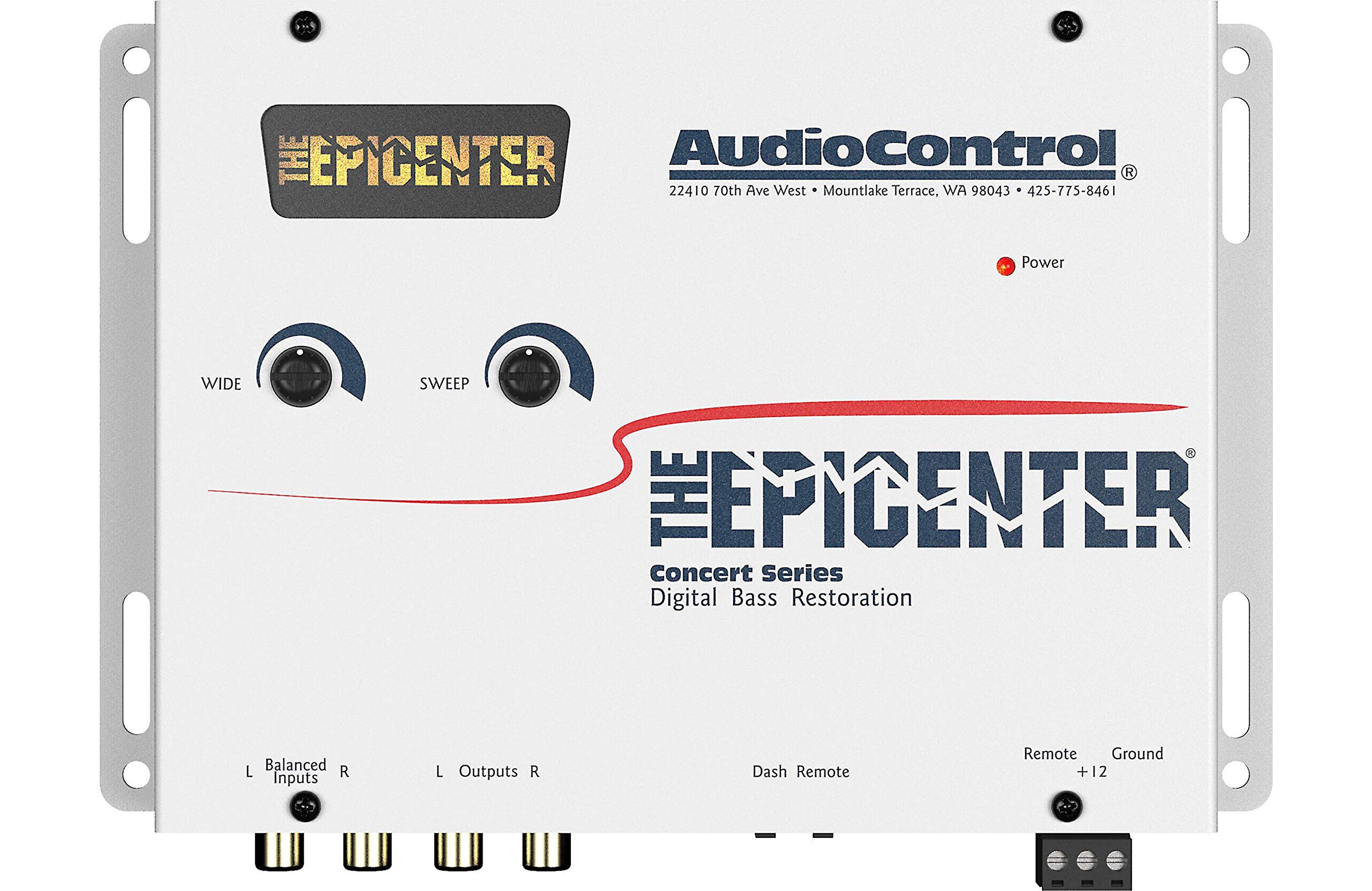AudioControl The Epicenter Bass Booster Expander & Bass Restoration Processor with Remote (White)