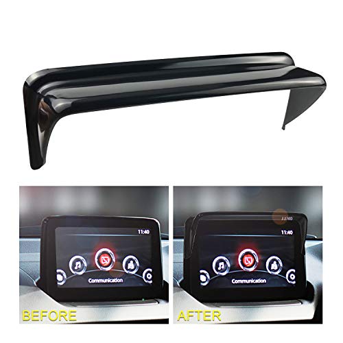 YEE PIN Vehicle Navigation Sun Shade Visor for 2016-2019 Mazda CX-3 DK CX-4/ Mazda MX-5 ND Screen, GPS Navigation Sun Hood Anti Reflective Anti Glare Shield