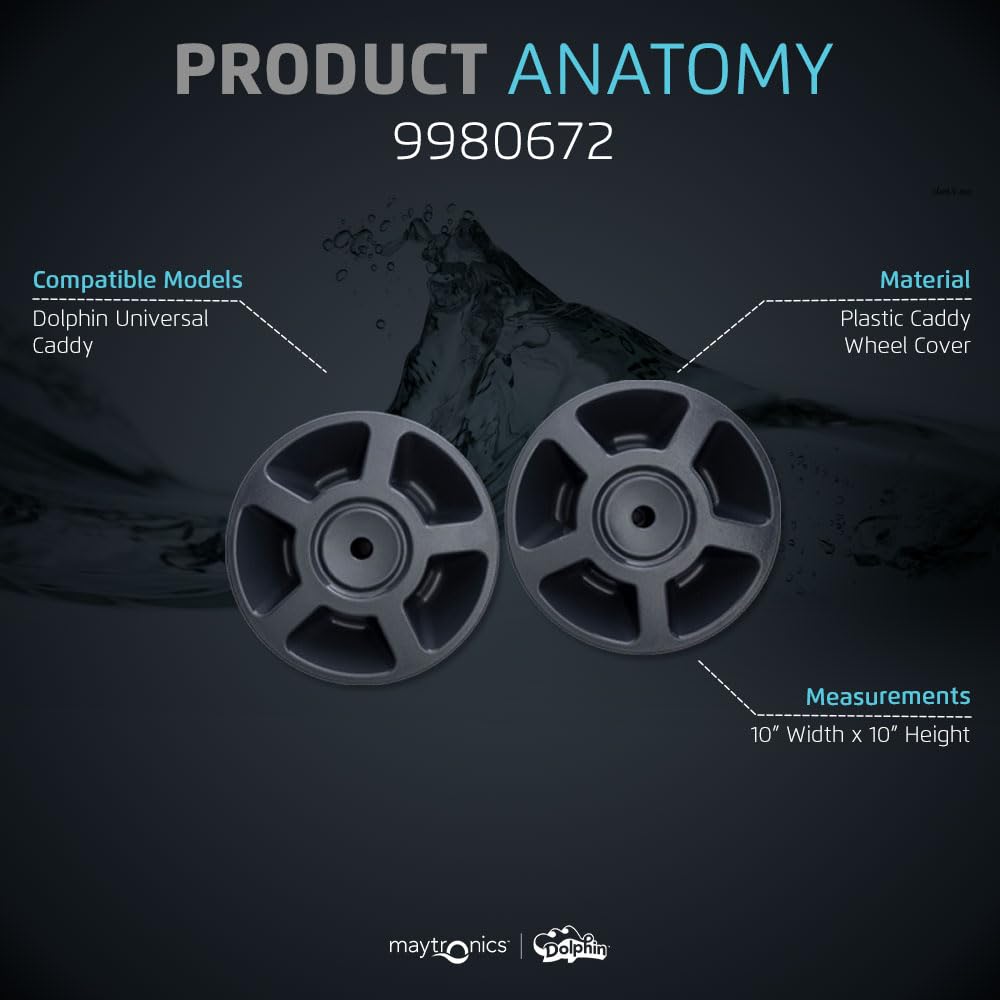 Dolphin Genuine Replacement Part β Wheel Cover for Universal Caddy β 9980672