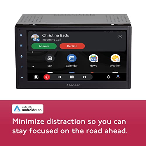 Pioneer Car Electronics DMH-W2770NEX 6.8" Amazon Alexa When Paired with Pioneer Vozsis App, Android Auto, Apple CarPlay, Bluetooth, SiriusXM-Ready β Multimedia Digital Media Receiver, Black