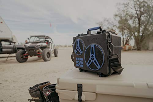 ECOXGEAR: EcoJourney Bluetooth Speaker with Dry Storage 50+ Hours of Playtime 100% Waterproof IP67 Rugged and Loud(Gray)