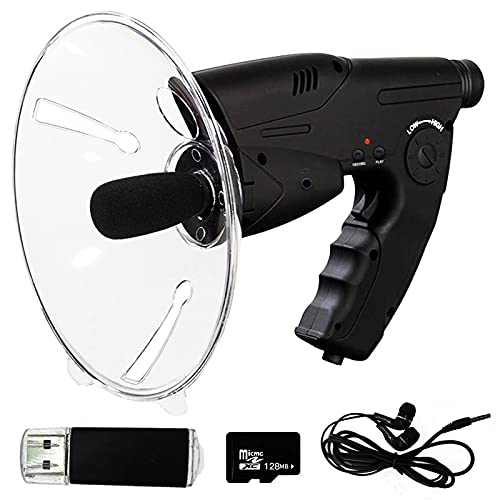 Bird Recording Observing Listening Device Telescope,5 Hours Long Recording,Listen and Observed To Upto 320ft Long Range Bionic Ear Electronic Listening Device(Upgrade paragraph)