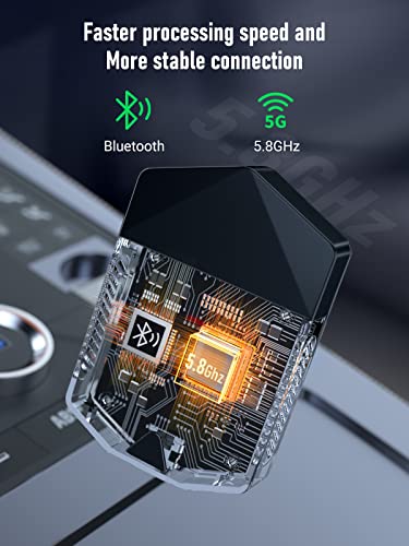 Wireless CarPlay Adapter for iPhone, YEHUA 5.8GHz Wireless CarPlay Dongle for Factory Wired CarPlay Cars