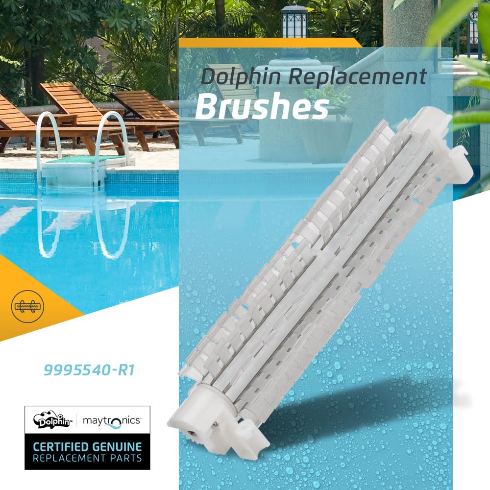 Dolphin Genuine Replacement Part β Clear Center Brush Kit β 9995540-R1