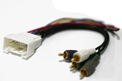 Yuacdky Radio Wiring Harness 4RCA for Toyota Lexus 2000-2006