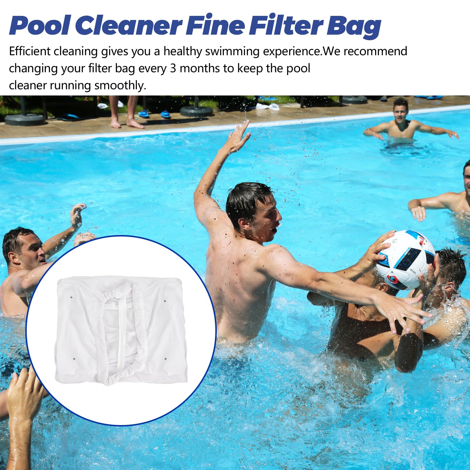 Alocs 99954305-R1 Filter Bag Replacement Compatible with Maytronics Dolphin Deluxe 4, Deluxe 5, DX6 Robotic Pool Cleaners Filter Fine Bag