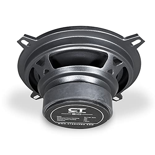 CT Sounds BIO-5-25-COX 5.25 Inch Coaxial Car Speakers, 160 Watts Max, Pair