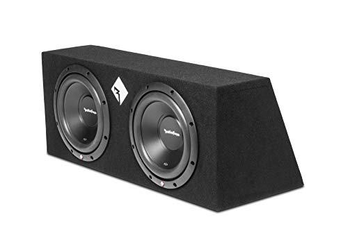 Rockford Fosgate Prime R2-2X10 Dual 10" Subwoofers in Sealed Loaded Enclosure 500-Watts RMS / 1000-Watts Peak