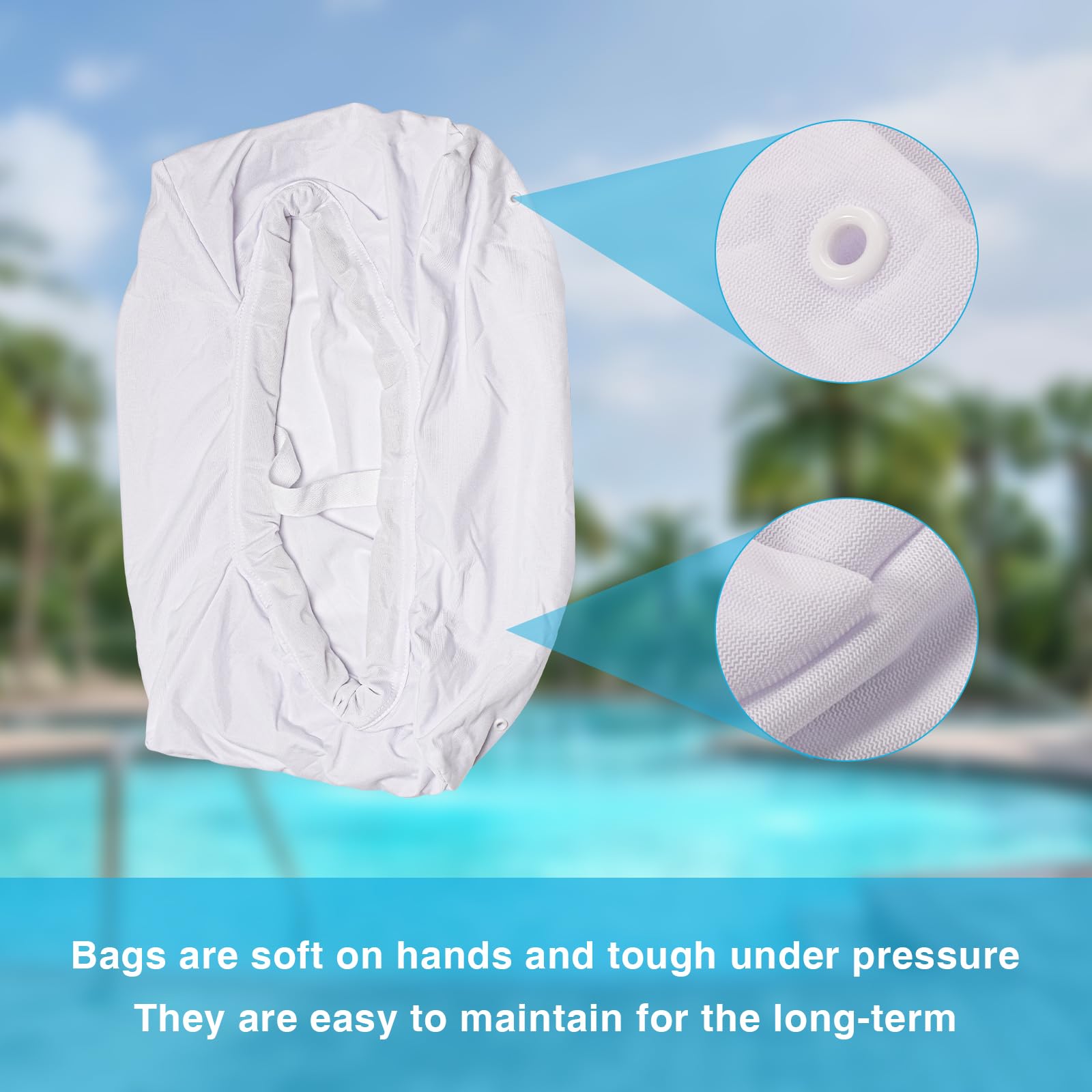 Apopip 99954305-R1 Filter Bag 70 Micron Replacement for Dolphin - Maytronic Dolphin Parts Deluxe 4, Deluxe 5, DX6 Pool Cleaner Filter Bag