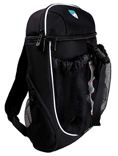 Hard Work Sports Basketball Backpack with Ball Compartment Spacious Shoe Storage for Basketball, Large Sports Bag
