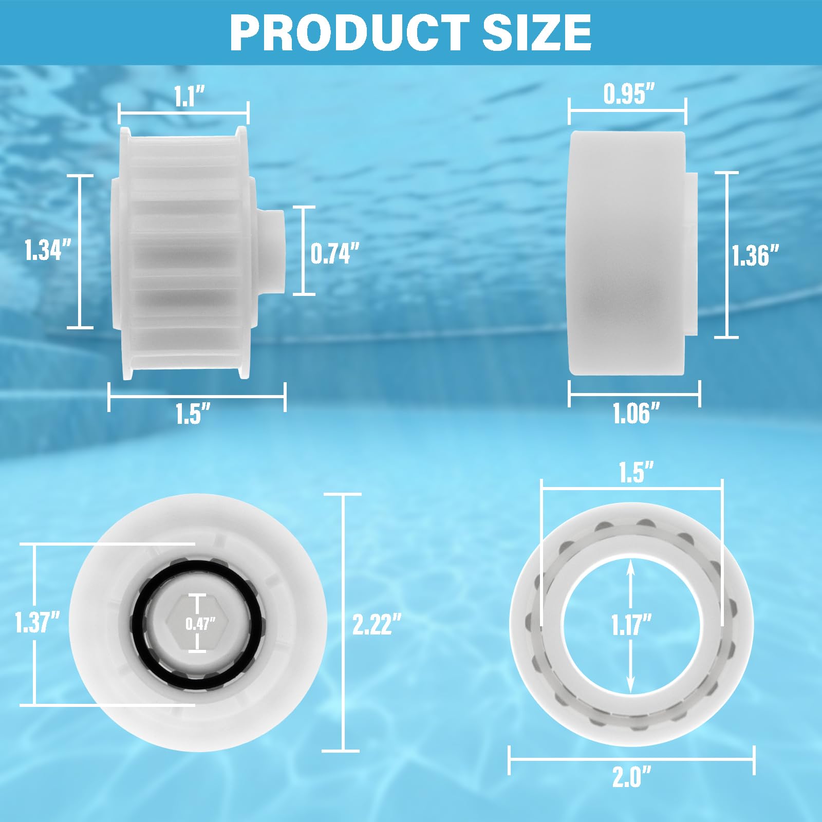 3884997-R6 Guide Wheels Parts Fit for Dolphin Dolphin Pool Cleaner Guide Wheels Replacement, 4 Pack Guide Wheels with 2 Pully Gears Compatible with Maytronics Dolphin Nautilus Cc Plus Premier