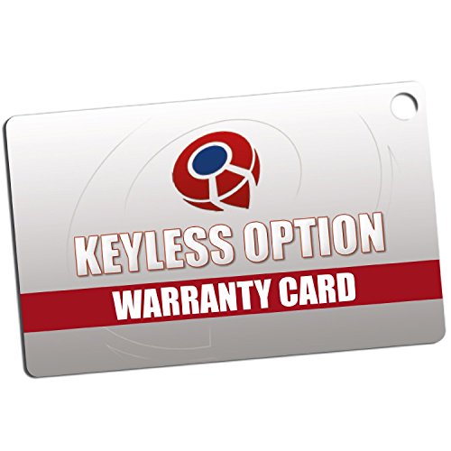 KeylessOption Keyless Entry Remote Uncut Notch Car Ignition Chip Key Fob for OUCG8D-620M-A