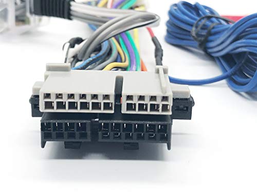 Custom Install Parts Factory Radio Amp Subwoofer Interface Wire Harness + Inline Converter Kit Compatible with Chevrolet