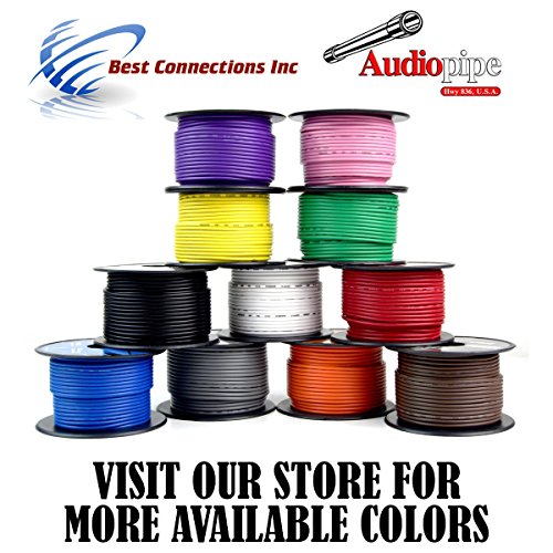 Audiopipe 18 Gauge 100 Feet Primary/Remote Wire - Blue