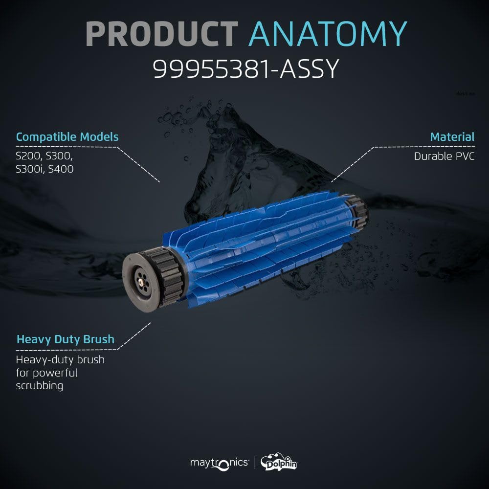 Dolphin Genuine Replacement Part — Rear Blue Brush Kit — 99955381-ASSY
