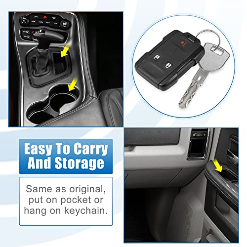X AUTOHAUX 3 Button Keyless Entry Remote Control Replacement Key Fob Proximity Smart Fob M3N32337100 for GMC Canyon 2015-2021 315MHz